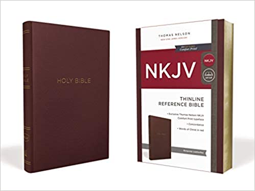 NKJV THINLINE REF IM BURGUNDY – Good Neighbours Bookshop | Augustine ...