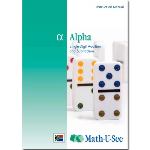 MATH-U-SEE ALPHA INSTRUCTION MANUAL – Good Neighbours Bookshop | Augustine Bookroom